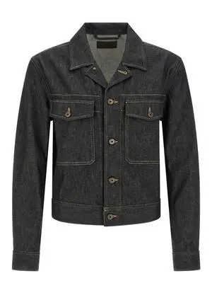 LEMAIRE Trucker Jacket - Blue