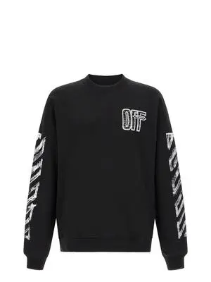 Off-White Motion Arrow Skate Sweatshirt - Black