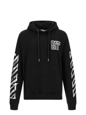 Off-White Motion Arrow Skate Hoodie - Black