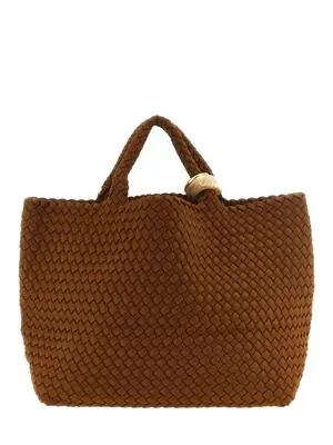 NAGHEDI NAGHEDI St. Barths Medium Handbag Limited Edition Brown