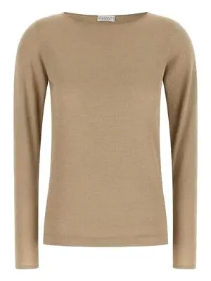 BRUNELLO CUCINELLI BRUNELLO CUCINELLI Sparkling Cashmere-Silk Sweater