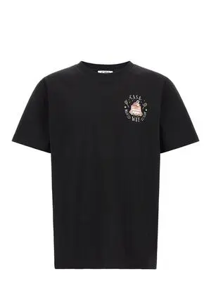 Casablanca T-shirt With 'casa Way' Print - Black