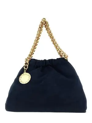 Stella McCartney STELLA MCCARTNEY Falabella Mini Drawstring Crossbody Bag Blue