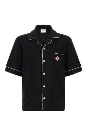 Casablanca Toweling Monogram' Shirt - Black
