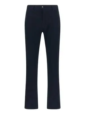 Incotex Cotton Trousers - Blue