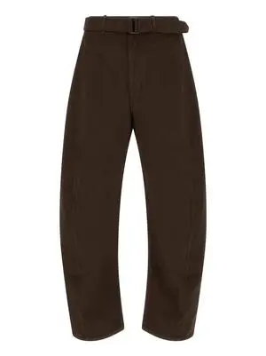 LEMAIRE Twisted Trousers - Brown