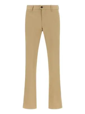 Incotex Cotton Trousers Beige