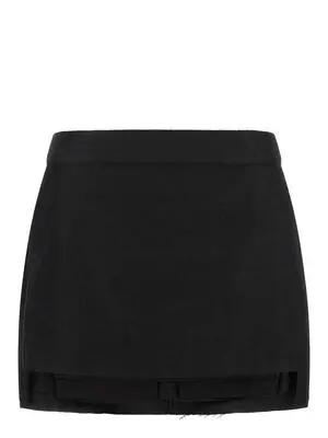 Rick Owens Fog Cutoff Skirt - Black