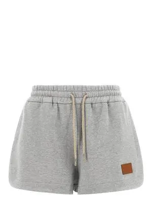 Fendi FENDI Essentia Sweatshirt Shorts Gray