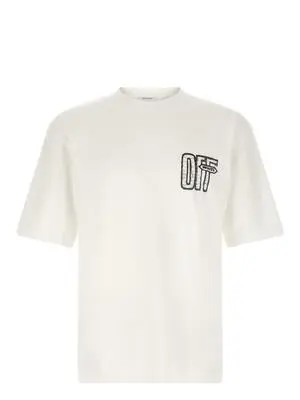 Off-White Motion Arrow Skate' T-shirt - White