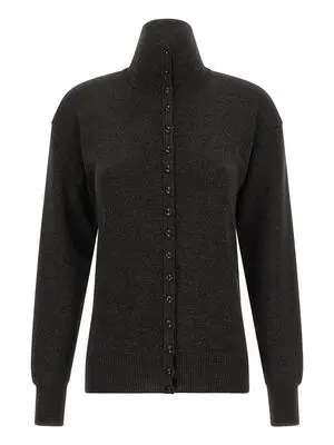 LEMAIRE Button Cardigan - Brown