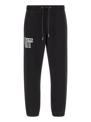 Off-White Motion Arrow Cuffed' Joggers - Black