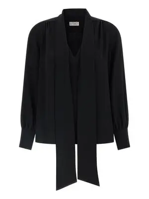 ALBERTO BIANI ALBERTO BIANI Lavallière Neck Blouse