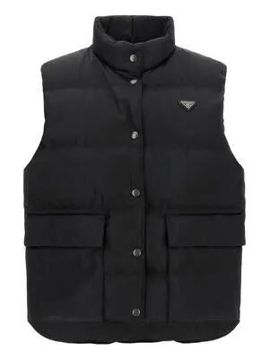 Prada PRADA Re-Nylon Padded Vest Black