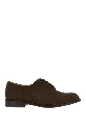 TRICKER'S Bourton Suede Lace-up Shoes - Brown