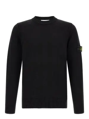 Stone Island 5100072 Crew Neck Sweater - Black