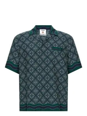 Casablanca Radiating Monogram' Shirt - Green
