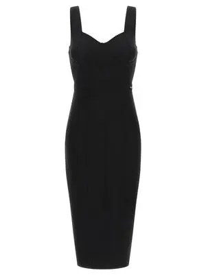 ELISABETTA FRANCHI ELISABETTA FRANCHI Scuba Midi Dress