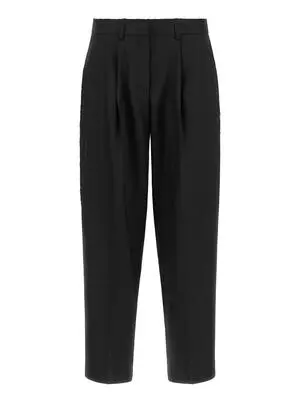 GIANLUCA CAPANNOLO Nora Wool Trousers - Black