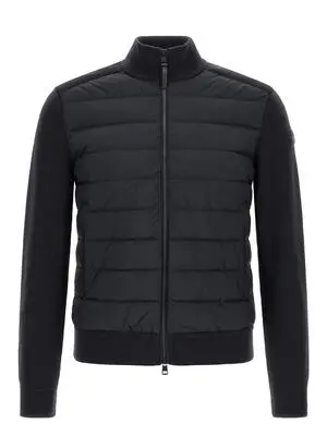 Moncler Padded Cardigan - Blue