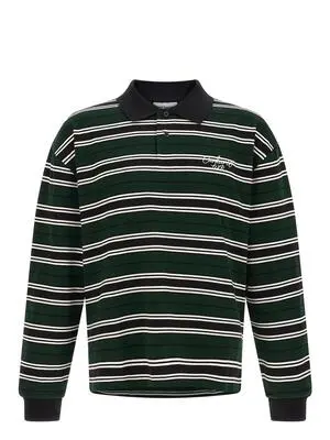 Carhartt Work In Progress Devitt Rugby' Polo Shirt - Green