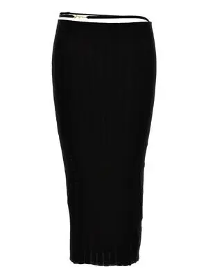 Jacquemus La Jupe Pralù Skirt - Black