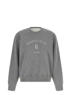 MAISON MARGIELA Logo Print Sweatshirt - Gray