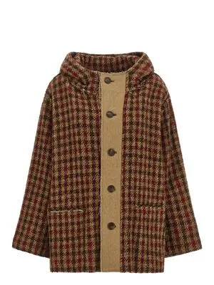 R13 R13 Houndstooth Check Jacket