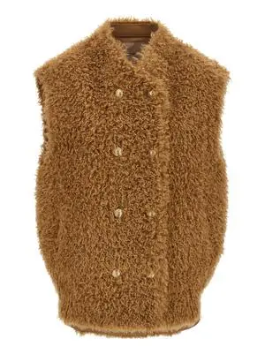 Twin-set Teddy Soft Vest - Brown