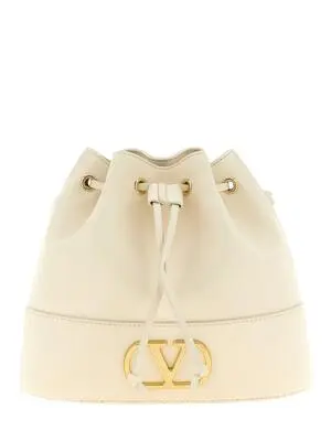 Valentino Garavani Vlogo Signature Sechiello Bag - White
