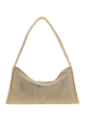 Benedetta Bruzziches Your Best Friend La Grande Shoulder Bag - Gold