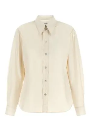 LEMAIRE Pointed Collar Shirt - Beige