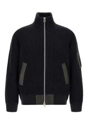 SACAI SACAI Ribbed Knit Blouson