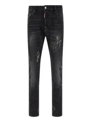 Dsquared2 Splatter Paint Jeans - Black