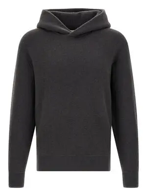 LEMAIRE Cashmere Hooded Sweater - Gray
