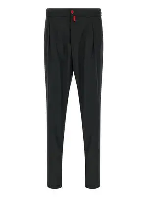 Kiton Pure Wool Tailored Trousers - Gray