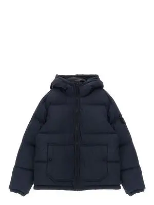 Stone Island Down Jacket - Blue