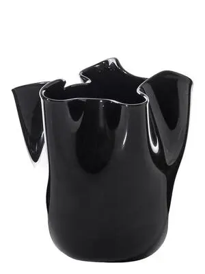 VENINI Fazzoletto Pot - Black