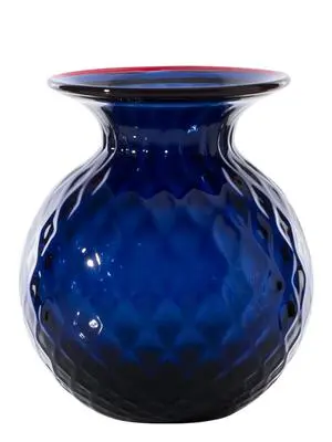 VENINI Balloton Fiori Vase - Blue