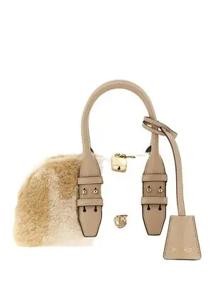 Pinko Bowling Bag Handbag - Gray