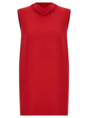 VALENTINO VALENTINO GARAVANI Solid Silk Cady Dress