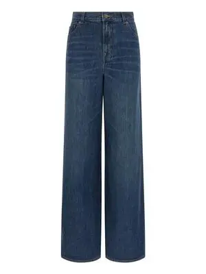 Chloé Palazzo Denim Jeans - Blue