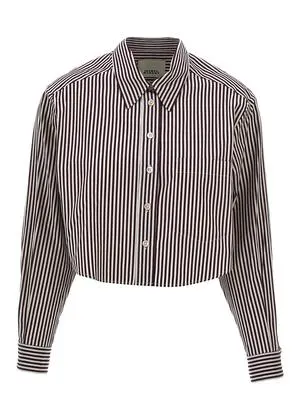 ISABEL MARANT ÉTOILE ISABEL MARANT Fleora Cropped Shirt