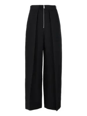 KHAITE KHAITE Marine Viscose Blend Trousers