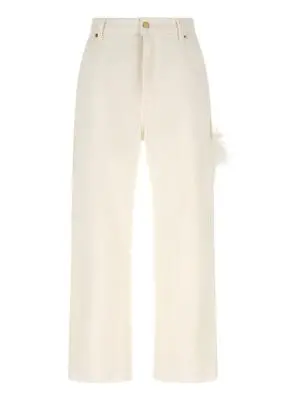DARKPARK Lisa Corduroy Trousers - White