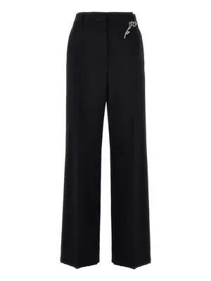 Prada Gabardine Trousers - Blue
