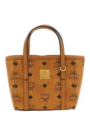 Mcm Toni X-mini Shopping Bag - Brown