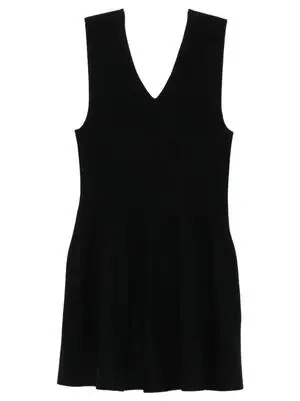 LISA YANG Cashmere Knit Mini Dress - Black