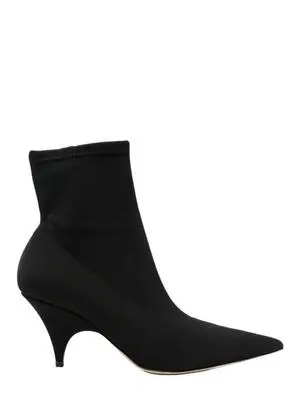 GIANVITO ROSSI Osaka Stretch Nylon Bootie - Black