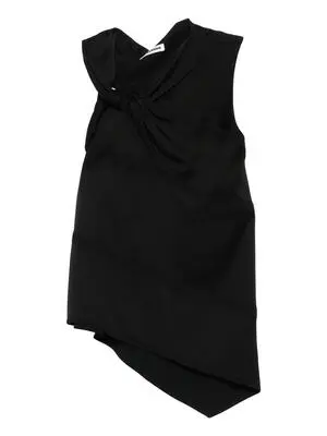 JIL SANDER Sleeveless Top Black